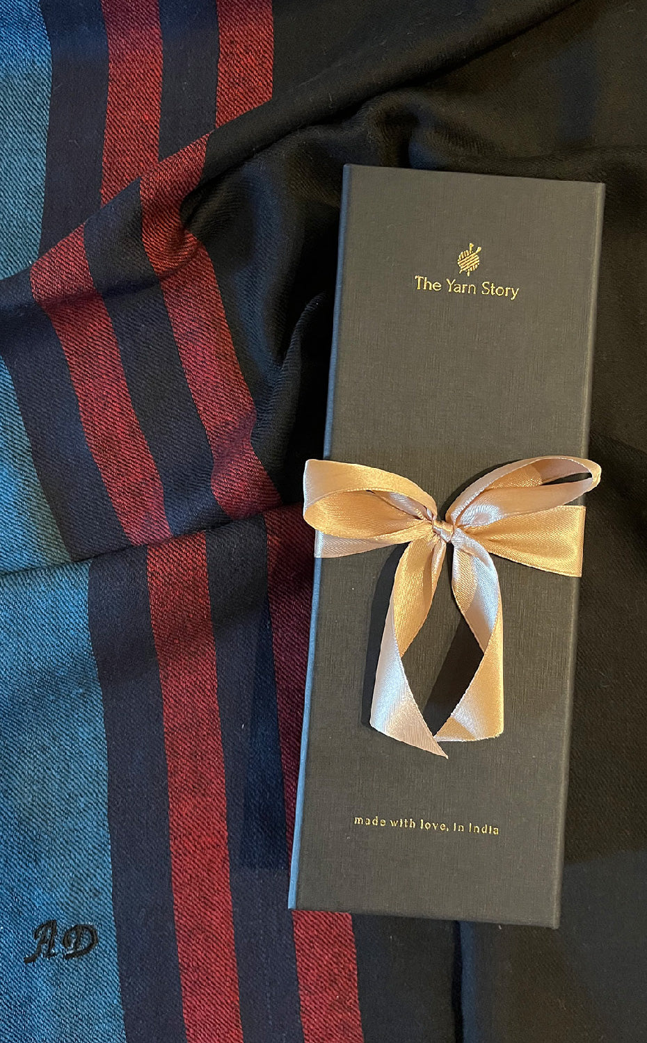 Personalised Muffler For Him | Gifts for Him | Fine Wool Muffler – The ...