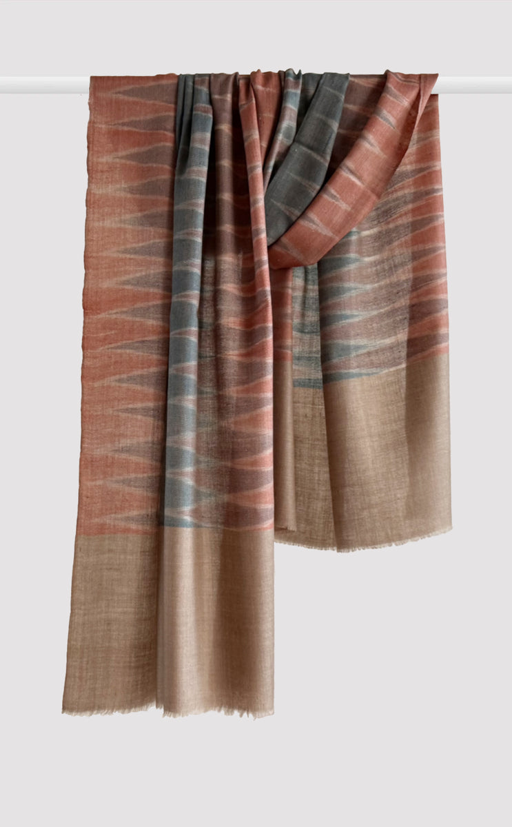 Sedona Loom Cashmere Stole | Handwoven in Kashmir | 100% Cashmere | The ...