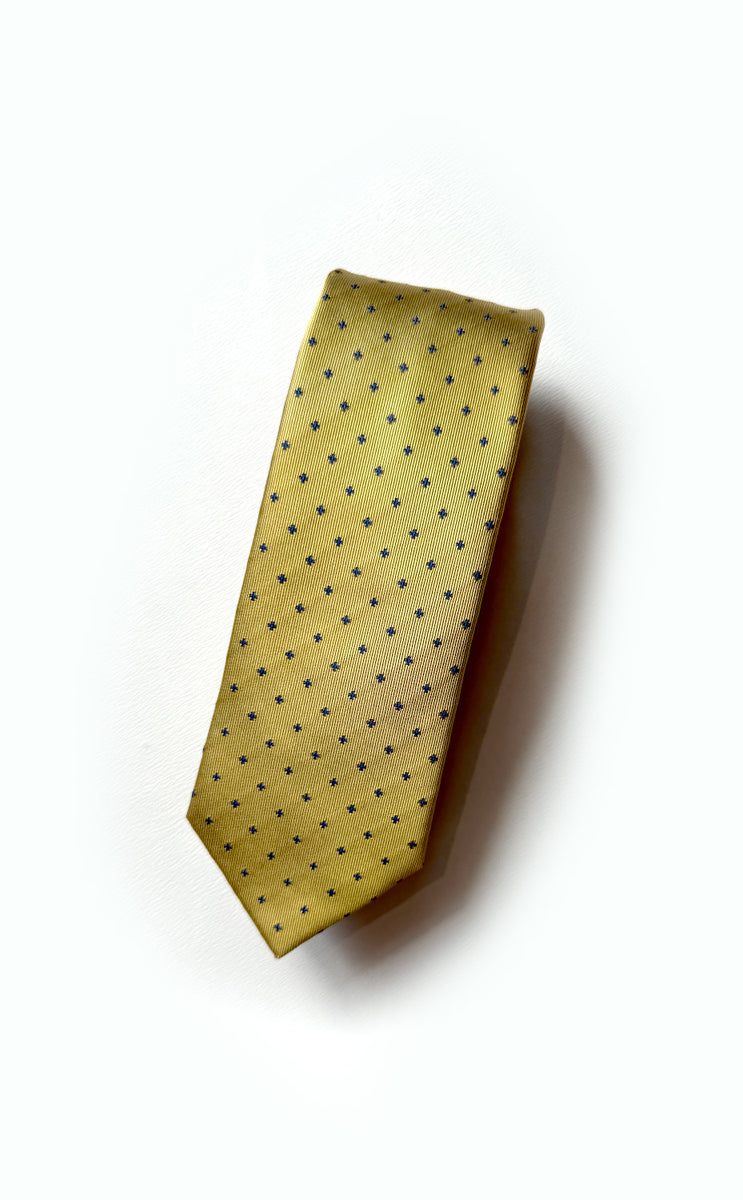 Golden Dusk Tie | 100% Silk | The Yarn Story