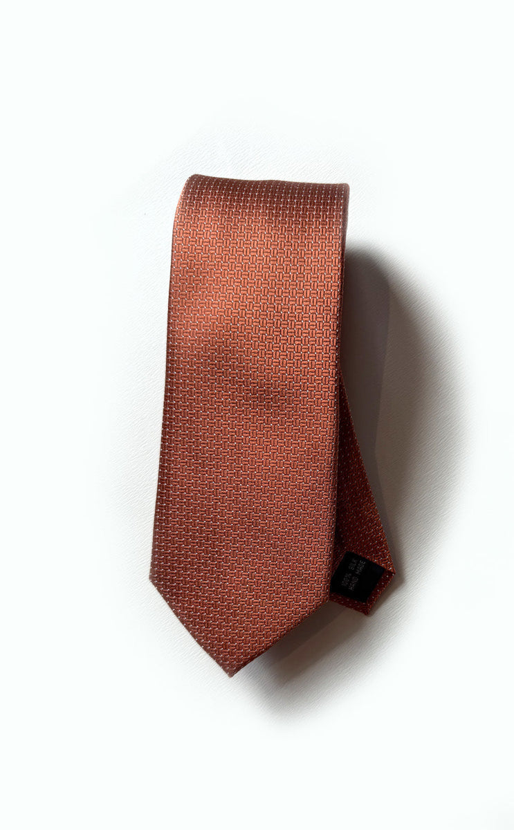 Rust Waves Set for Him | Gifts for Him | Tie | Pocket Square | The Yarn ...